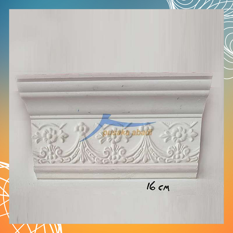 Lis Dinding Gypsum 16cm - Pusaka Abadi : Genteng, Baja Ringan, Kanopi ...
