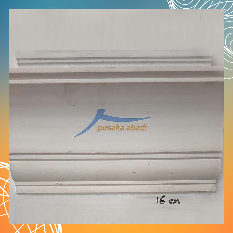 Lis Dinding Gypsum 16cm - Pusaka Abadi : Genteng, Baja Ringan, Kanopi ...