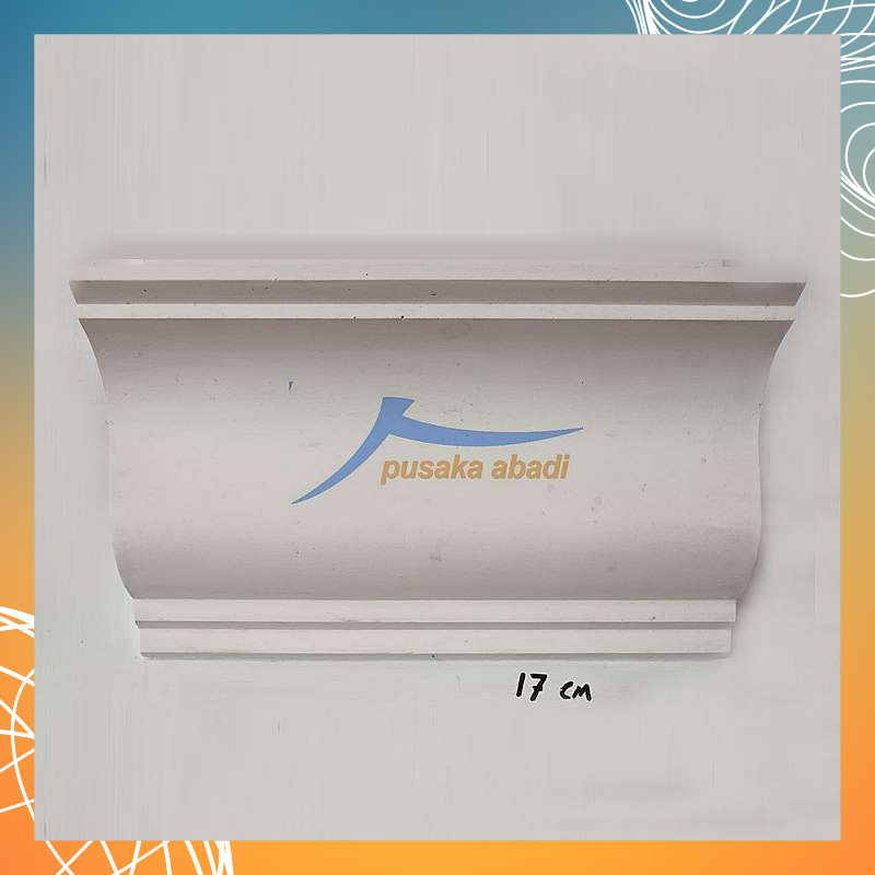 Lis Dinding Gypsum 17cm - Pusaka Abadi : Genteng, Baja Ringan, Kanopi ...
